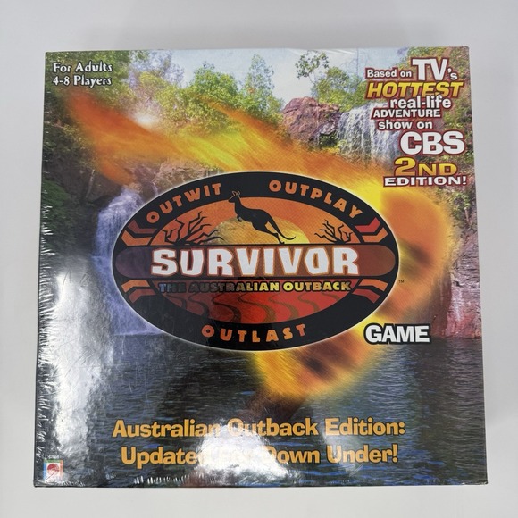 Mattel | Games | Newsealed Survivor The Australian Outback Board Game ...